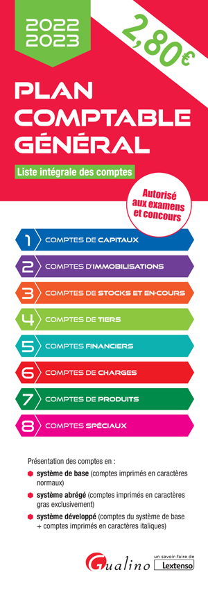 Plan comptable général : Liste intégrale des comptes - Autorisé aux ...